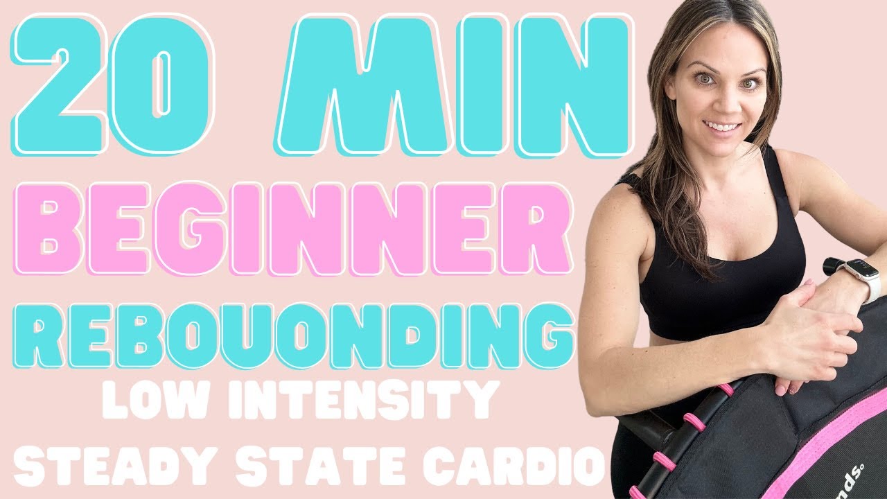 20 MIN BEGINNER REBOUNDING | low intensity steady state cardio (LISS) - YouTube