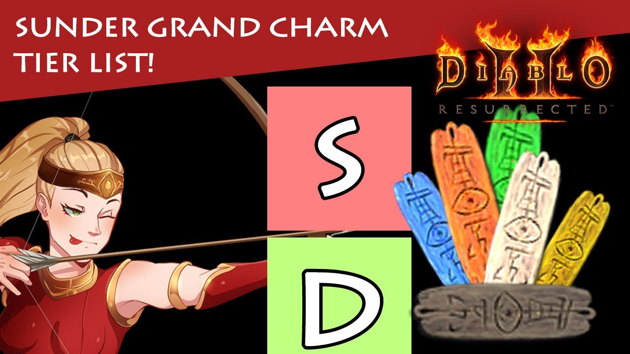 Bowa does Sundering Grand Charms Tier List! - Diablo 2 Resurrected ...