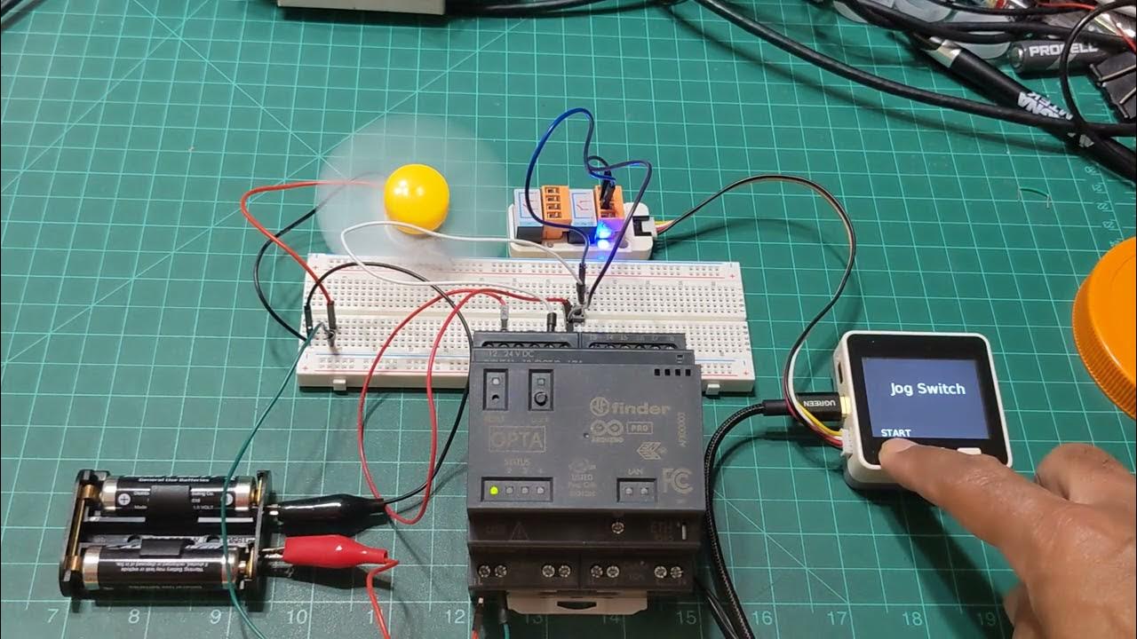 Arduino Opta M5stack Core Dc Motor Controller Youtube