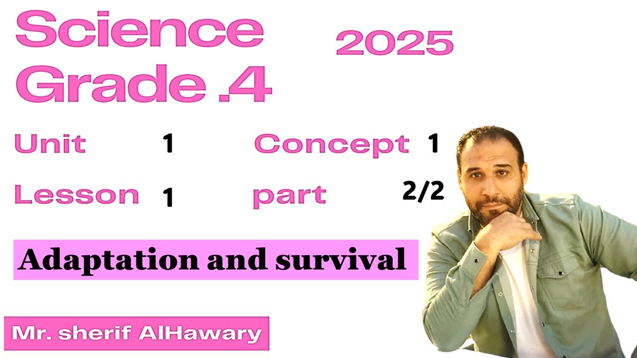 Sciencee 2025 | Adaptation for Survival | Grade 4 | Unit 1 - Concept 1 ...
