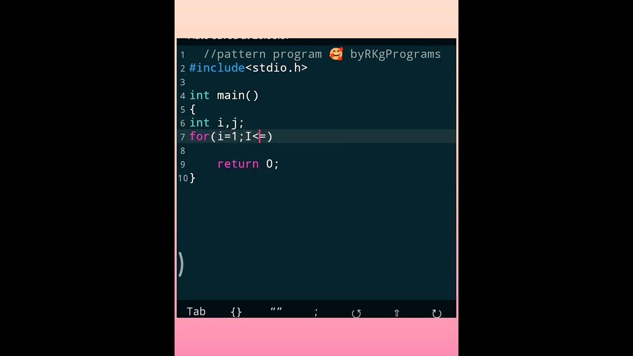 Pattern Program Print Emoji In C Program RKgPrograms shorts YouTube pattern-program-print-emoji-in-c-program-rkgprograms-shorts-youtube