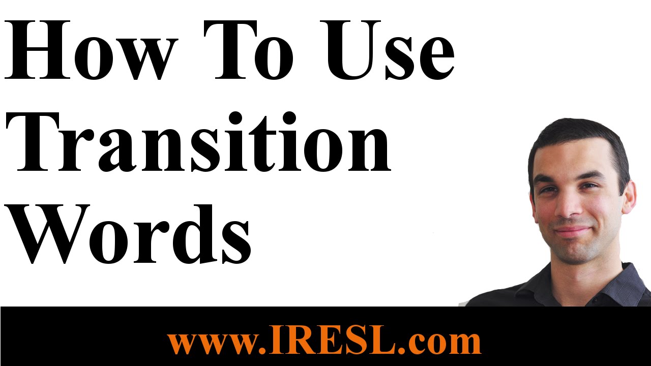How to use transition words in a speaking exam - YouTube