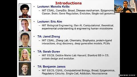 MLCB24 - Machine Learning in Computational Biology Fall 2024 - YouTube