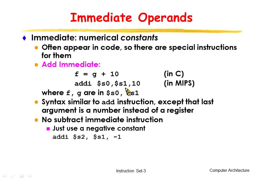 L02-04: Immediate Operands (with 中文字幕) - YouTube