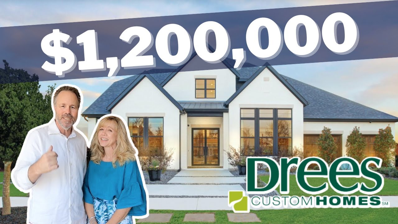 LUXURY MODEL HOME TOUR IN WINDSONG RANCH PROSPER TEXAS-DREES CUSTOM ...