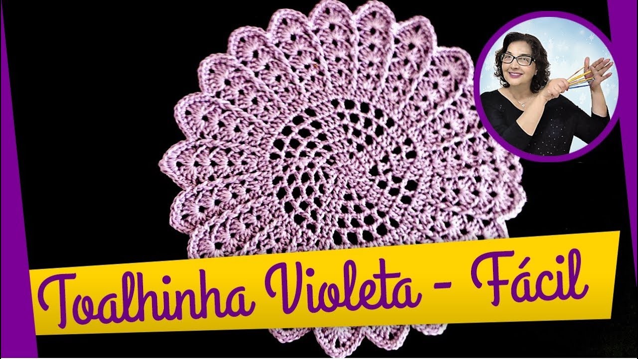 TOALHINHA DE CROCHE FÁCIL - PASSO A PASSO PARA INICIANTES - YouTube