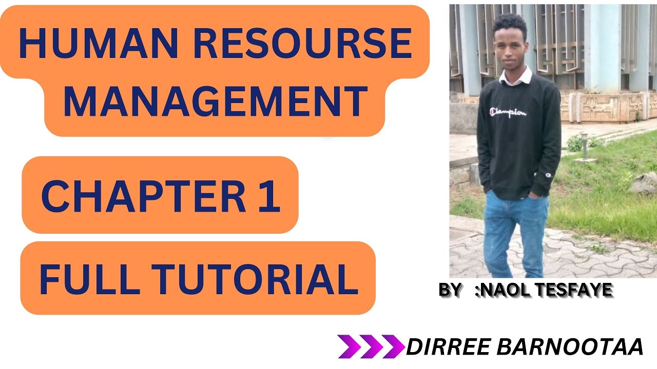 HUMAN RESOURSE MANAGEMENT CHAPTER 1 FULL TUTORIAL - YouTube