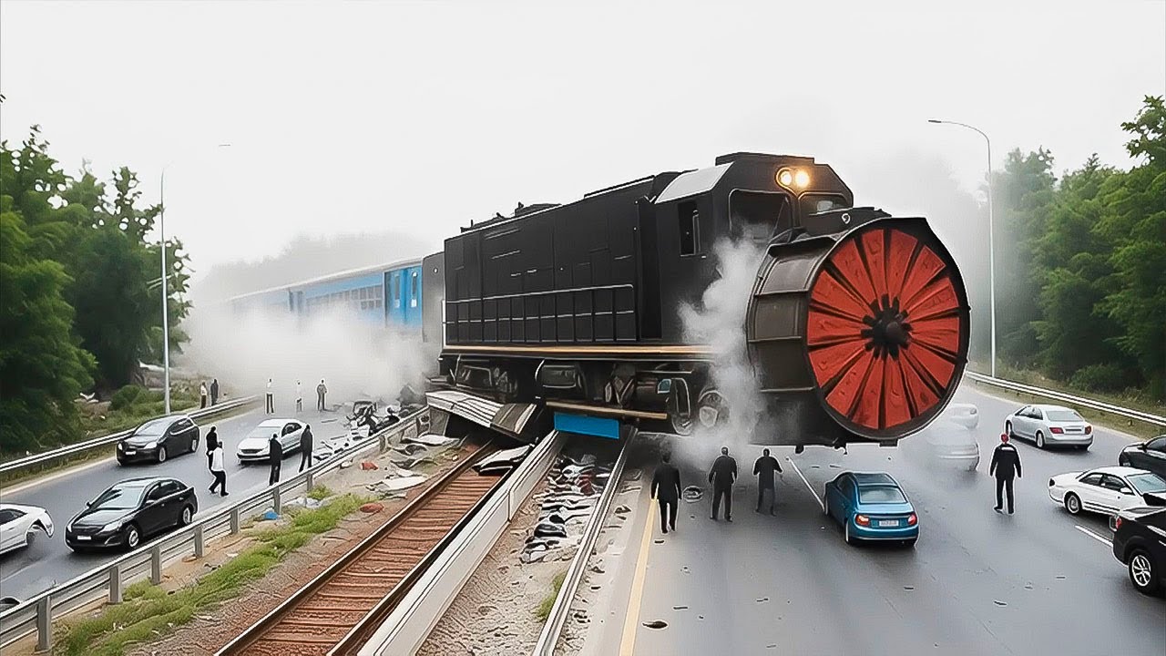 Unbelievable Train Moments Caught on Camera - YouTube