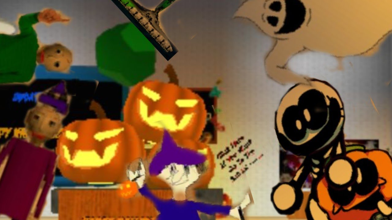 Halloween update Baldi bbrms rp - YouTube