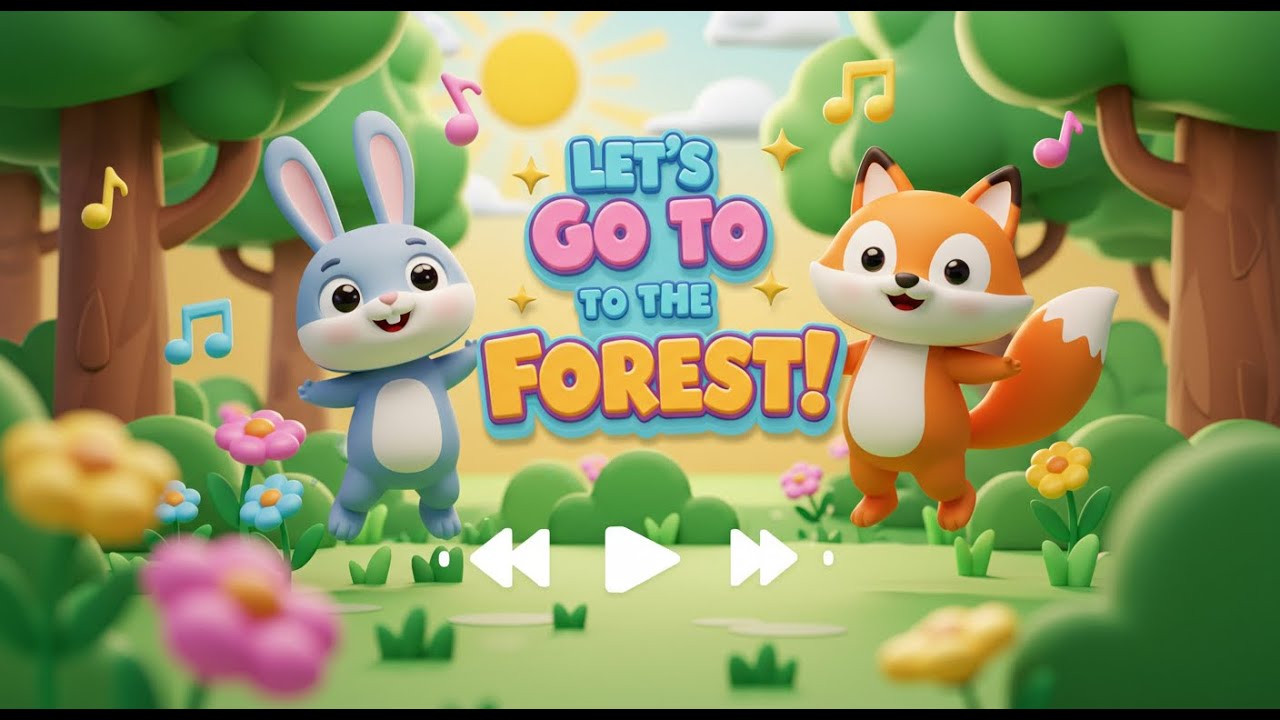 Let’s Go to the Forest | Tinkle Tunes Original Nursery Rhyme 🎵🦊🐰 - YouTube