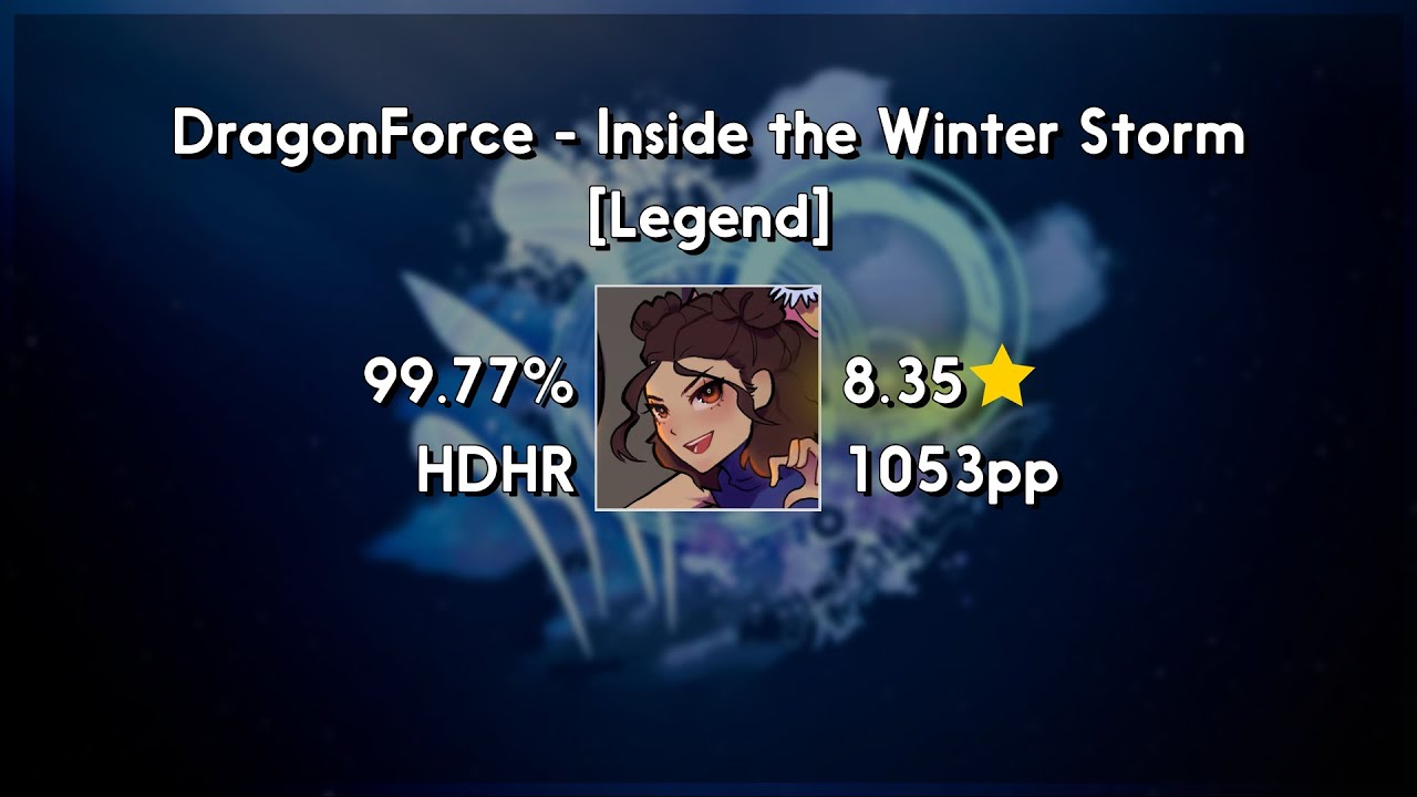 xootynator (8.35⭐) DragonForce - Inside the Winter Storm [Legend] +HDHR ...