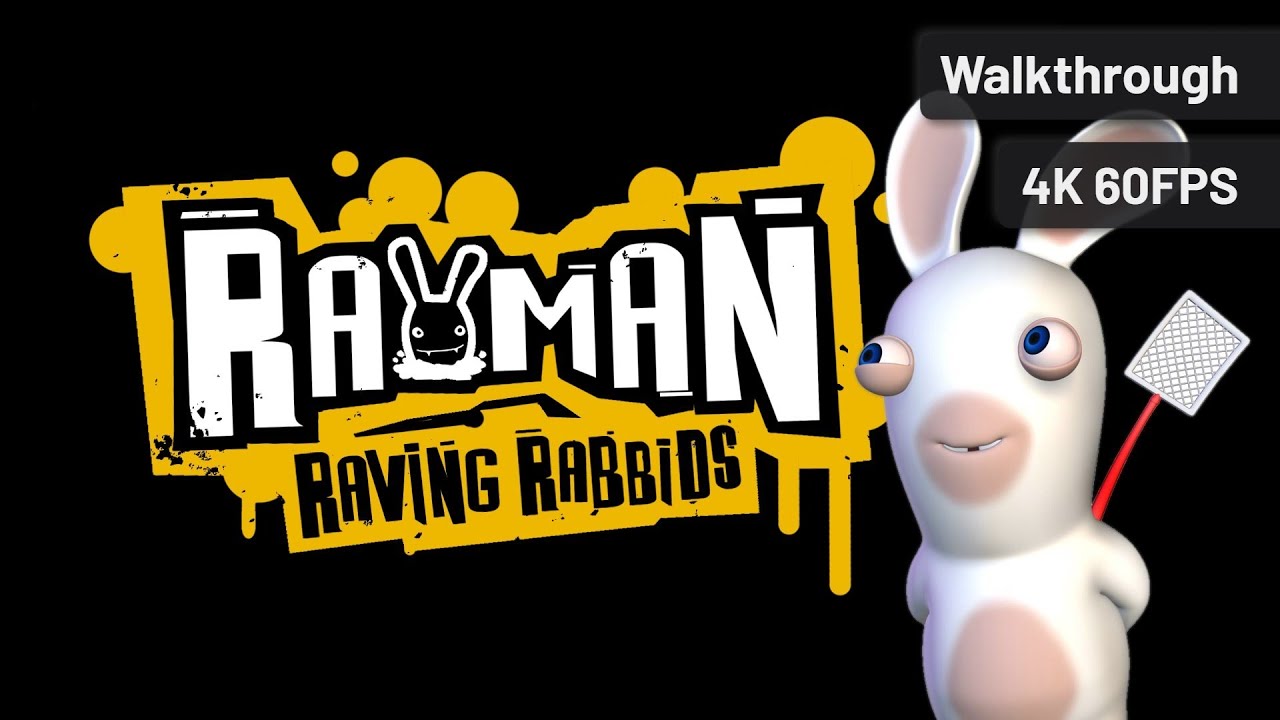 Rayman Raving Rabbids ⦁ Full walkthrough ⦁ No commentary ⦁ 4K60FPS ...