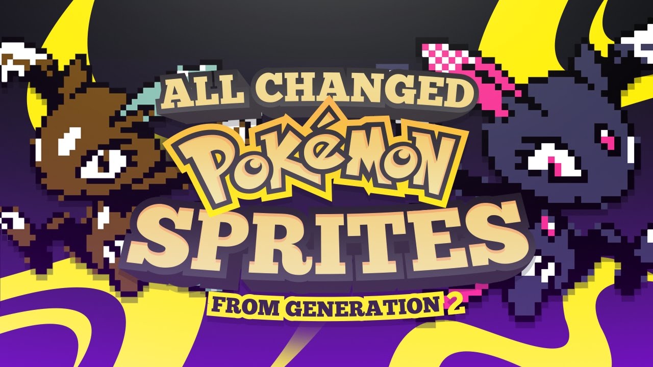 All Changed Pokemon Sprites From Generation 2 - YouTube