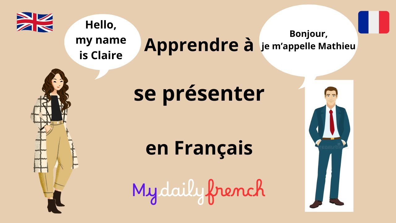 Introduce yourself/ LEARN FRENCH/ Se présenter - YouTube