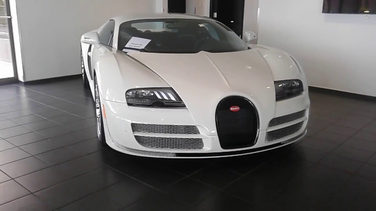 Bugatti Veyron at Lamborghini Houston! - YouTube