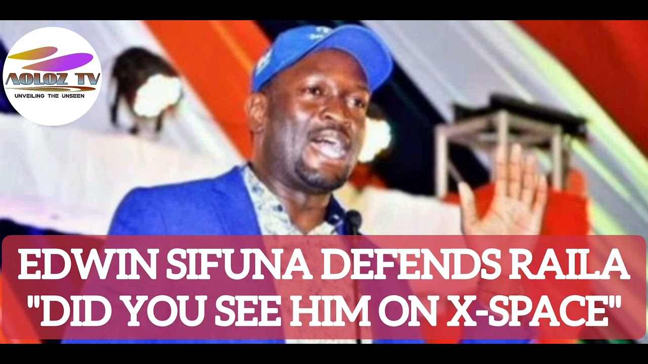 EDWIN SIFUNA DEFENDS RAILA'S MEETING WITH RUTO & DIALOGUE AGREEMENT ...