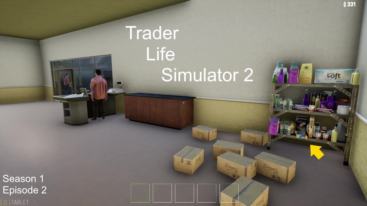 Trader Life Simulator 2 | Stocking Store Shelves Full Of Groceries ...