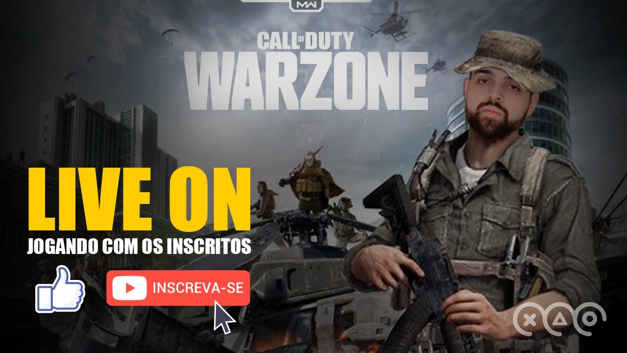 Warzone Ao Vivo Jogando Com Os Inscritos Youtube