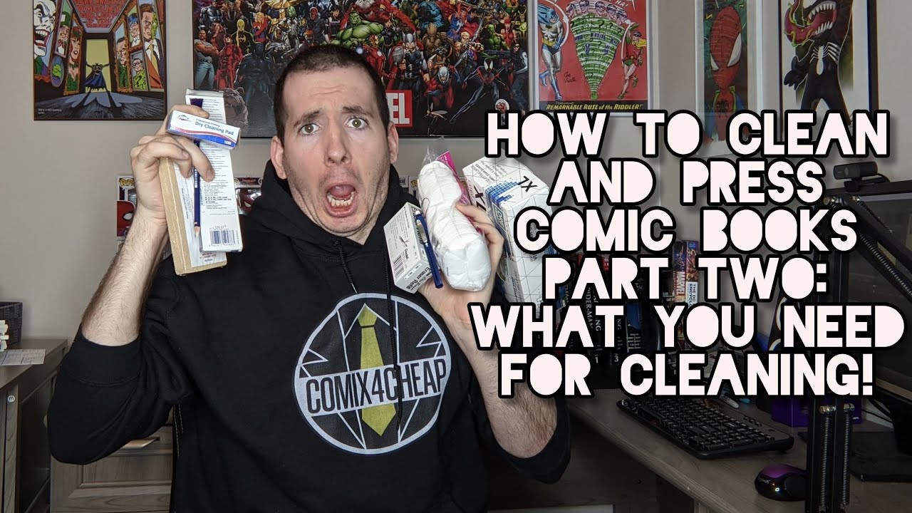 #SendItToJames - HOW TO CLEAN AND PRESS COMIC BOOKS (Part 2): What You ...