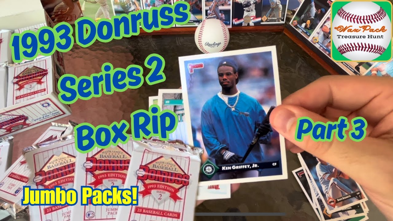 1993 Donruss Box Rip - Part 3 #baseballcards #baseball #sportscards #