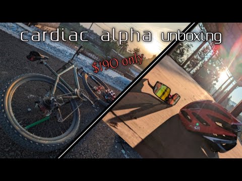 cardiac alpha unboxing 🚲🚵//prise 15000// - YouTube