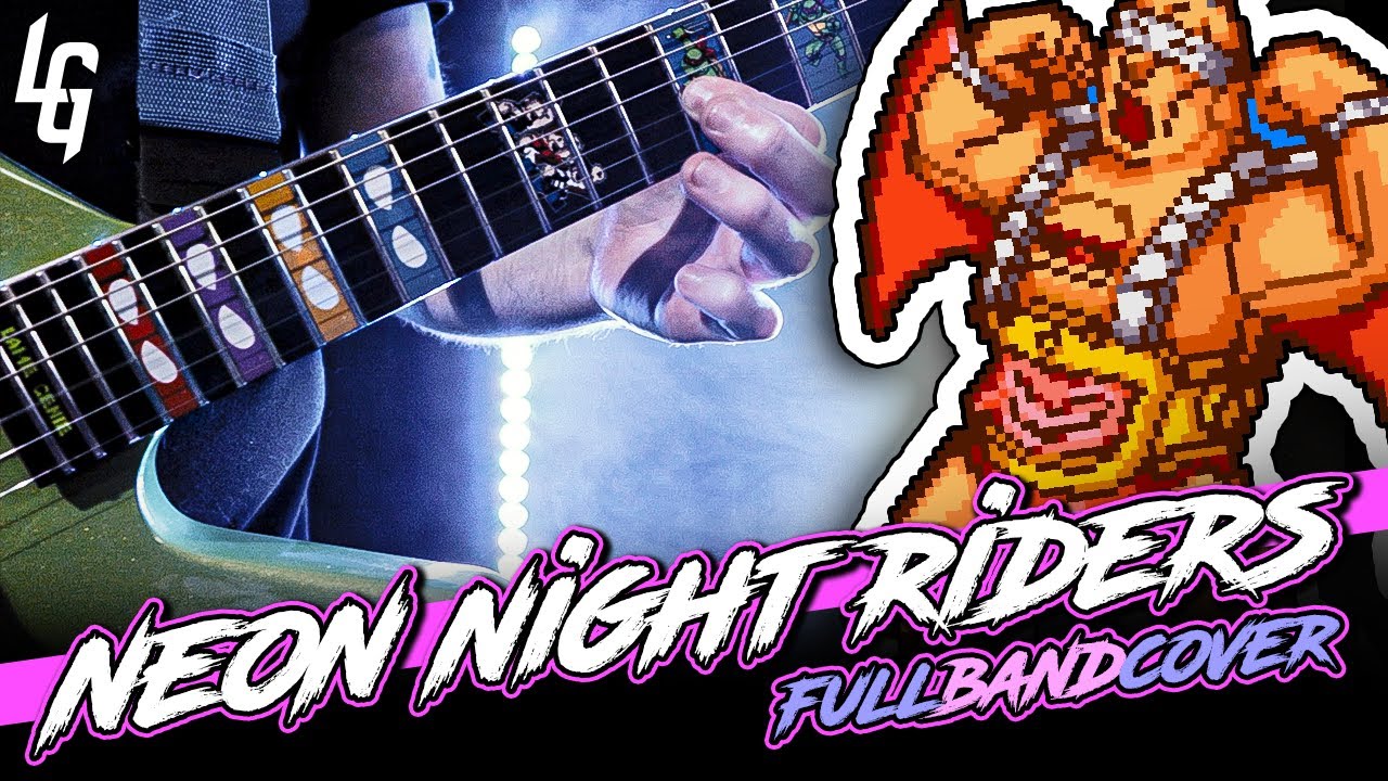 Turtles In Time (Neon Night Riders) ft @JustinWhangYt [FULL BAND COVER ...