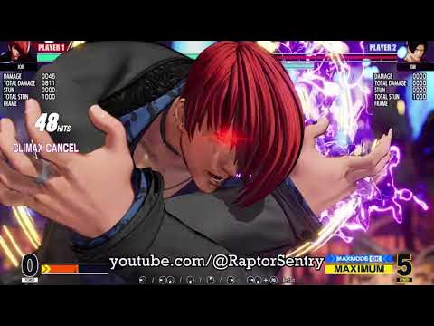 KOF XV Iori Stun TOD 100% Climax Finish Semi-Midscreen Combo (Stage Positioning Dependent) - YouTube