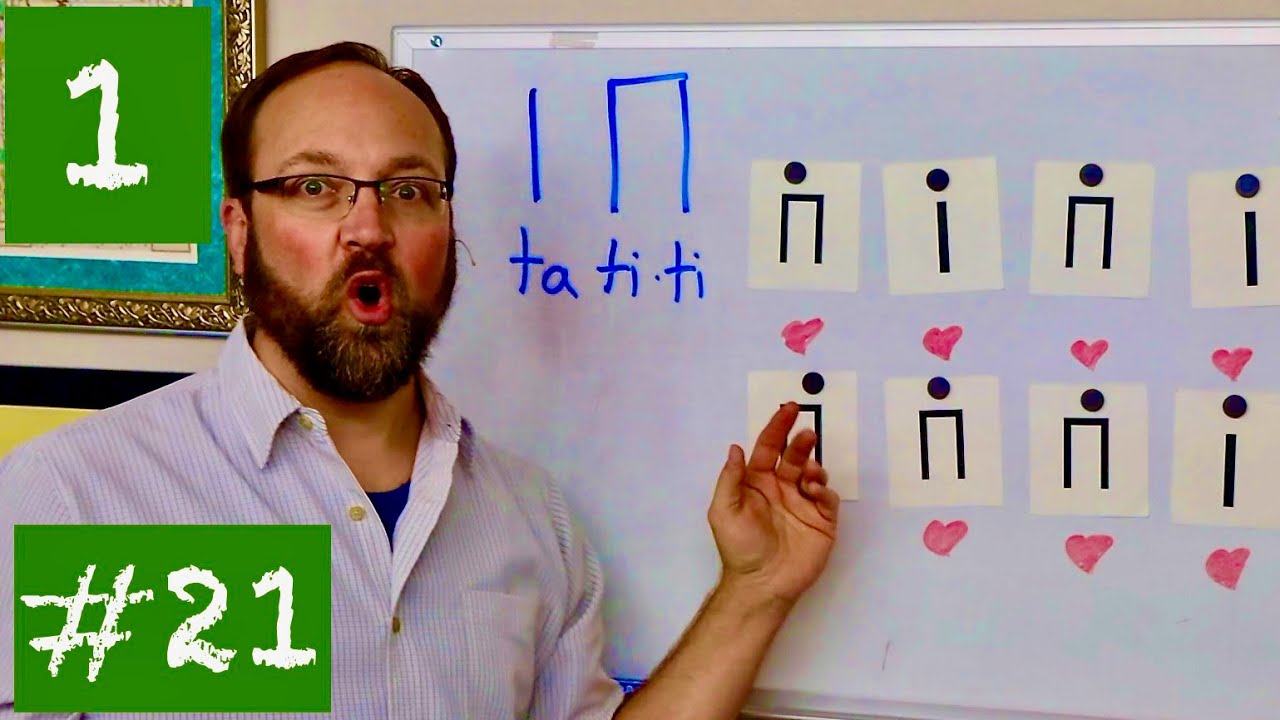 Big day in the Music Room! | Presenting ta and ti-ti - YouTube