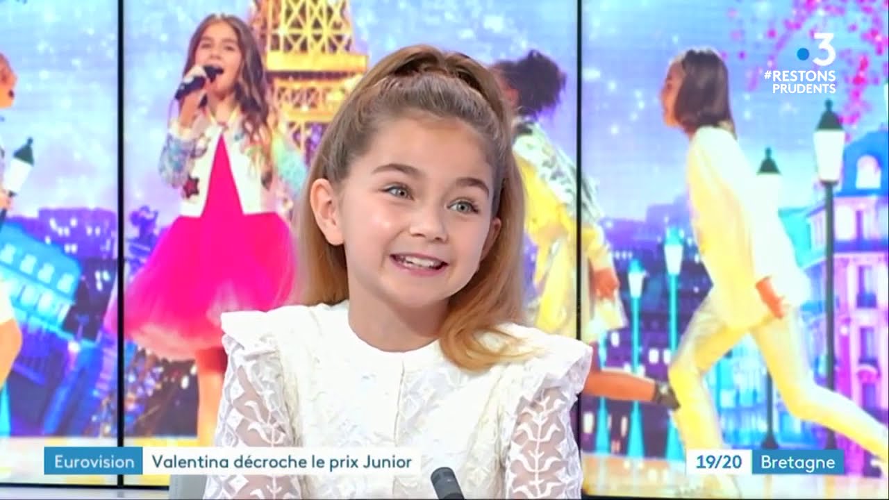 Valentina sur le JT de France 3 Bretagne - Aprés sa victoire à l ...