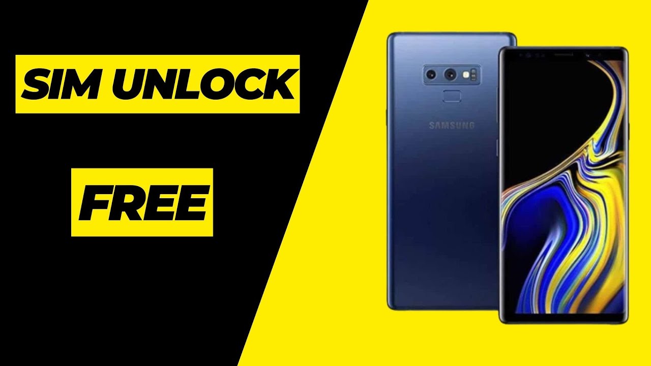 Unlock Samsung Galaxy Note 9 Unlock Samsung Galaxy Note 9 Network ...