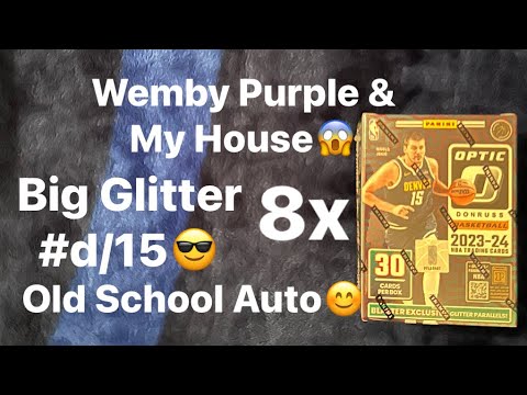 WEMBY MANIA!! HUGE PURPLE RATED ROOKIE😱2023-24 Optic Basketball Blaster ...