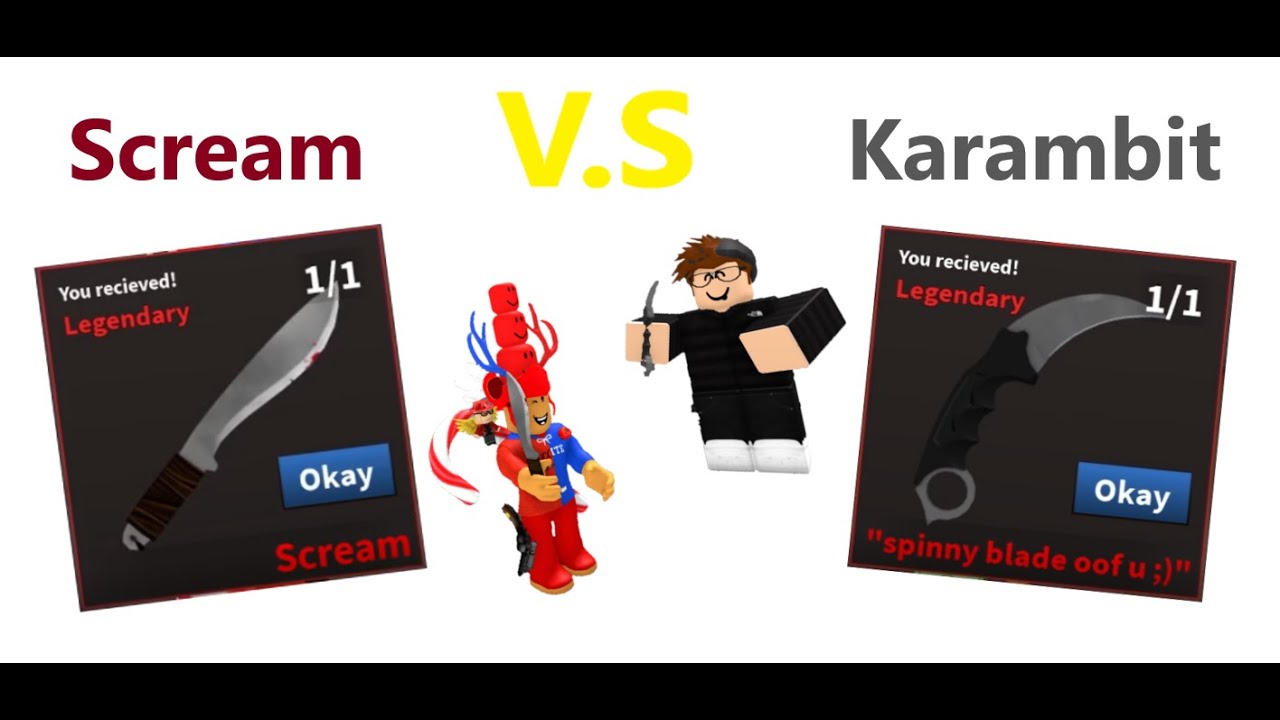 Scream V.S Karambit, Which is Better? (roblox KAT) - YouTube