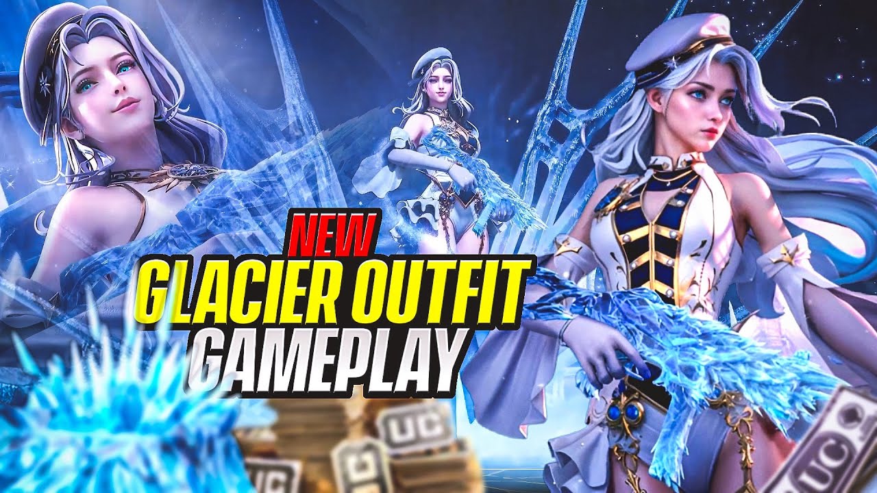 NEW GLACIER OUTFIT 🤑& UMP 45 GAMEPLAY BGMI 4 DAY / 100 DAYS CHALLENGE # ...