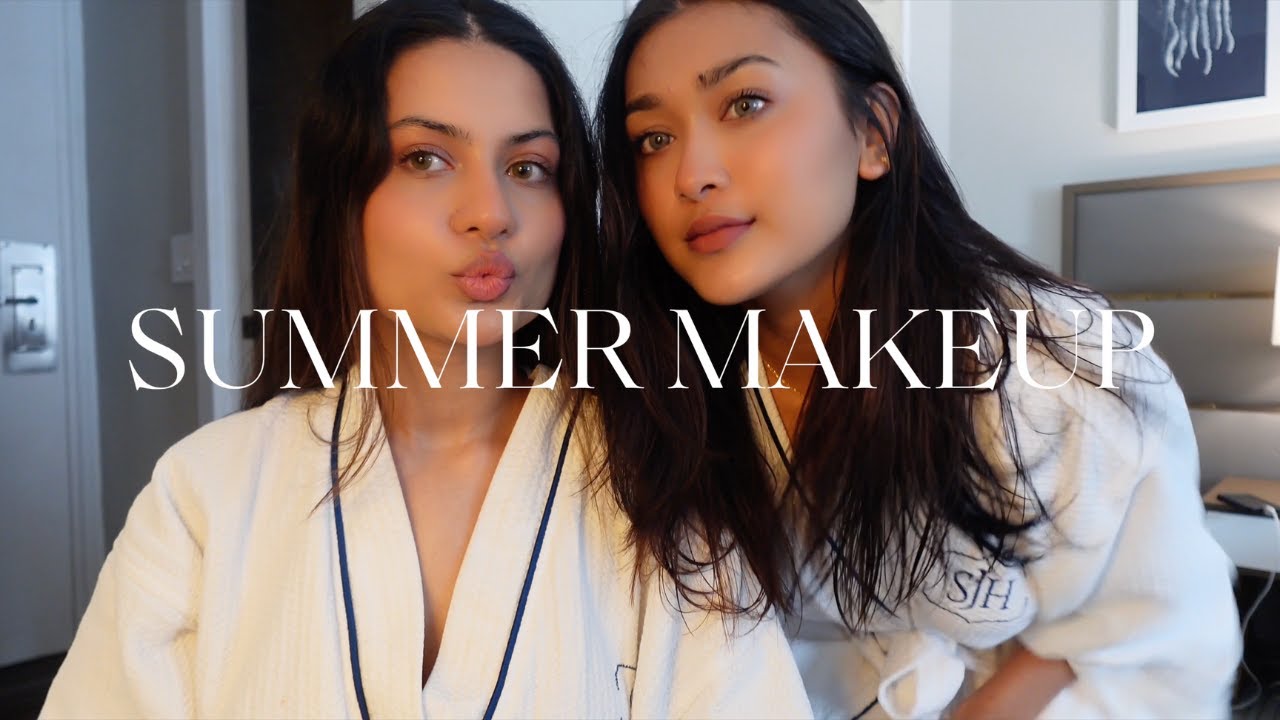 Summer Glowy Makeup With Products Grwm Vlog Youtube
