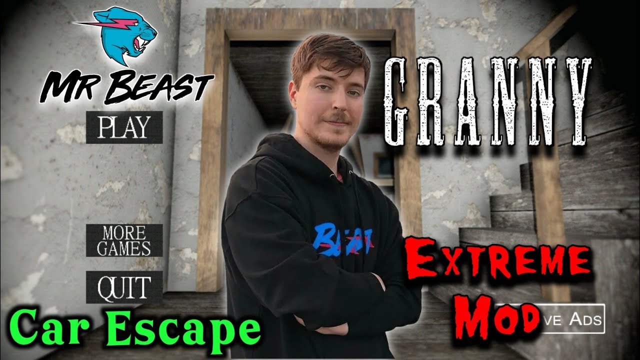 Granny v1.8 | Mr Beast Atmosphere | Car Escape in Extreme Mode | Full ...