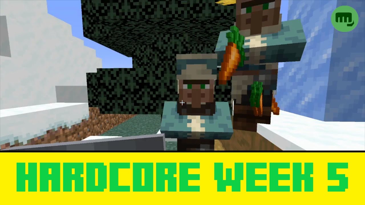 Minecraft Hardcore Series Week 5 | Villager Trading and Barn Finished ...