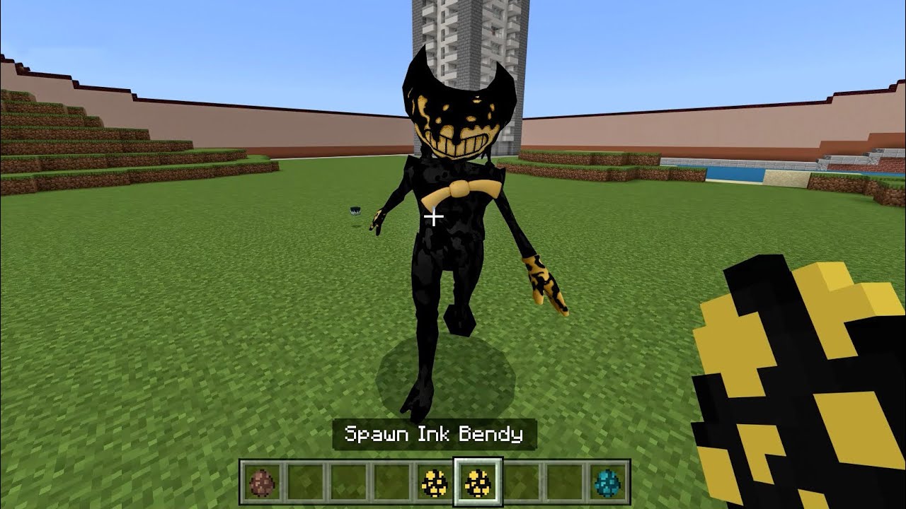 3D Realistic Bendy And The Dark Revival Ink Demon Addon Minecraft PE ...