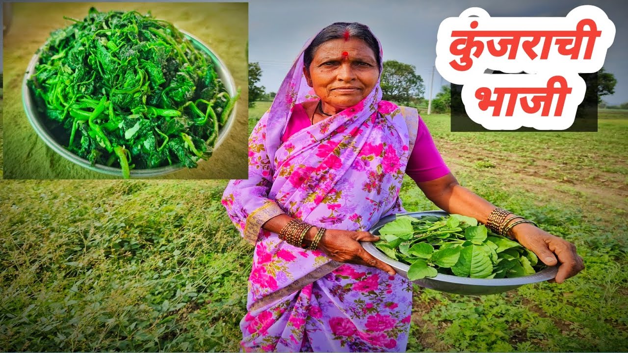तुम्ही कधी बनवले आहे का अशी कुंजरा ची भाजी?kunjir bhaji recipe|कुंजीर ...