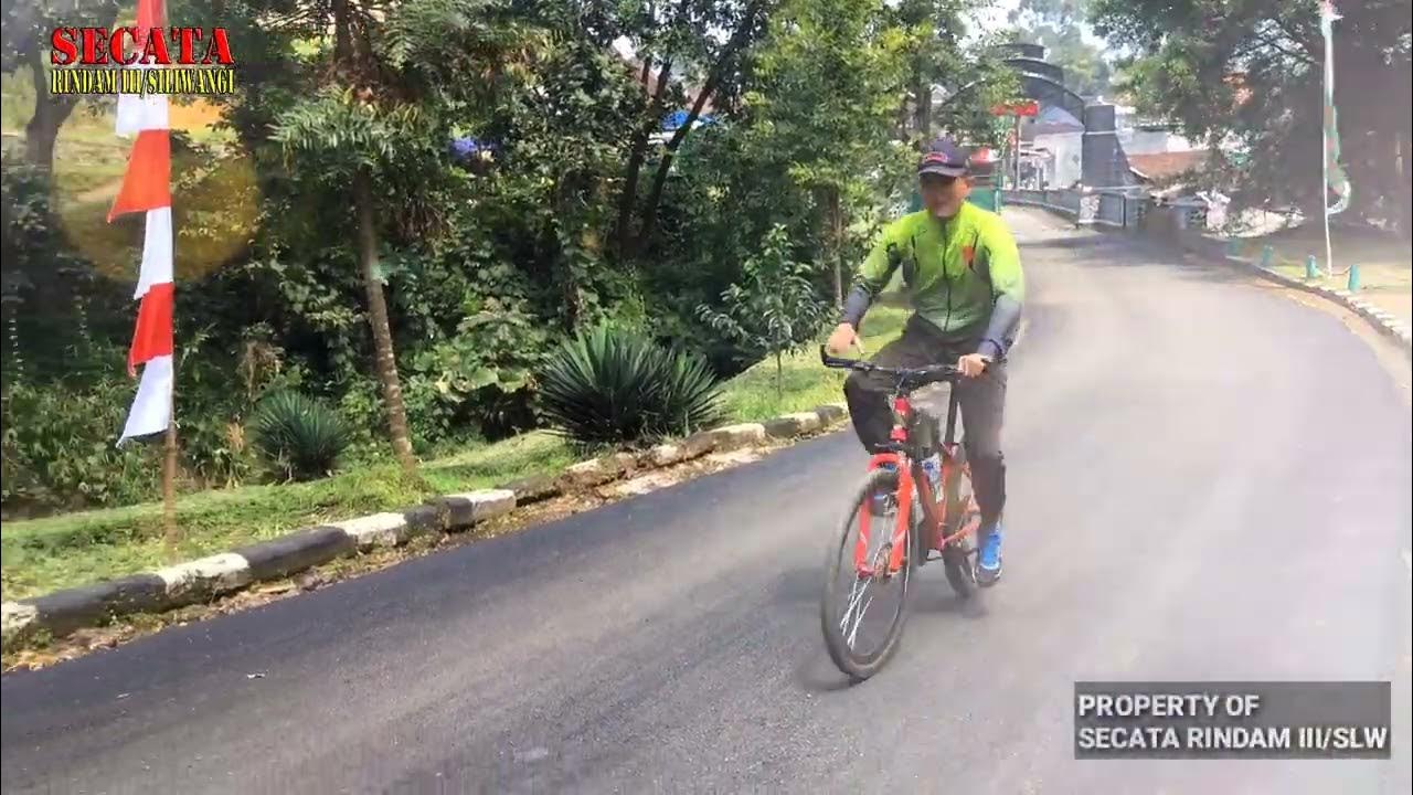 Gowes Bareng Di SECATA Dalam Rangka HUT KE-63 RINDAM III/SLW. - YouTube