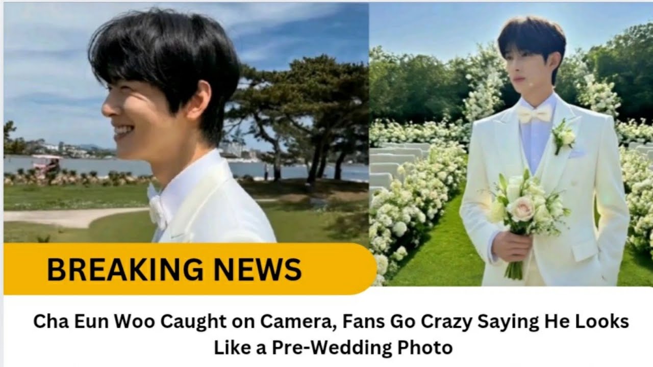 Cha Eun Woo Caught on Camera, Fans Go Crazy Saying He Looks Like a Pre ...