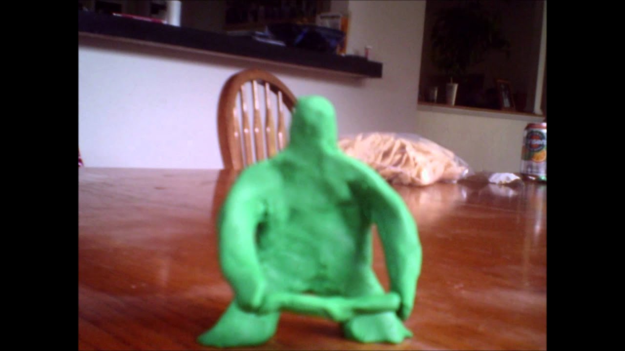 Magic green: stop motion claymation - YouTube