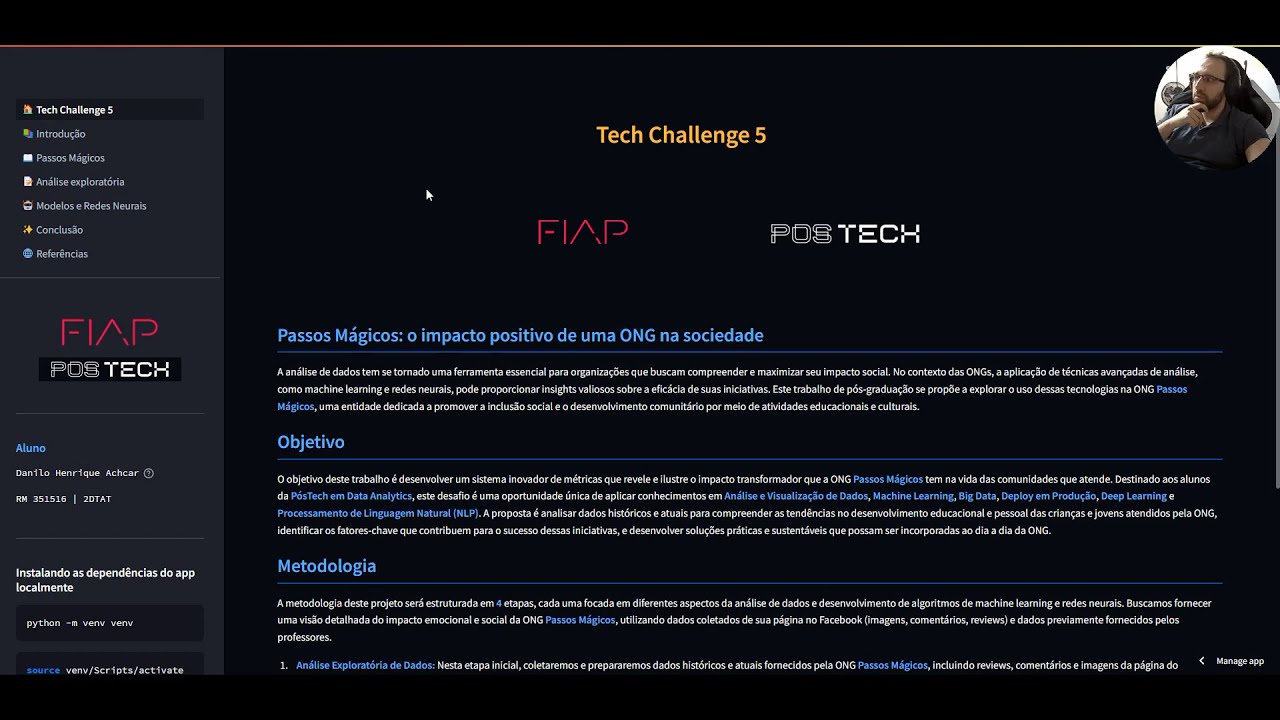 Pitch Datathon - Fase 5 - FIAP PósTech - YouTube