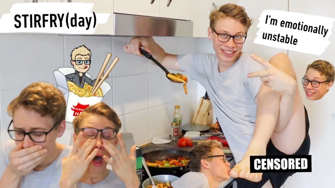 COOKING & CRYING WITH ME: stir-fry(day) edition - YouTube