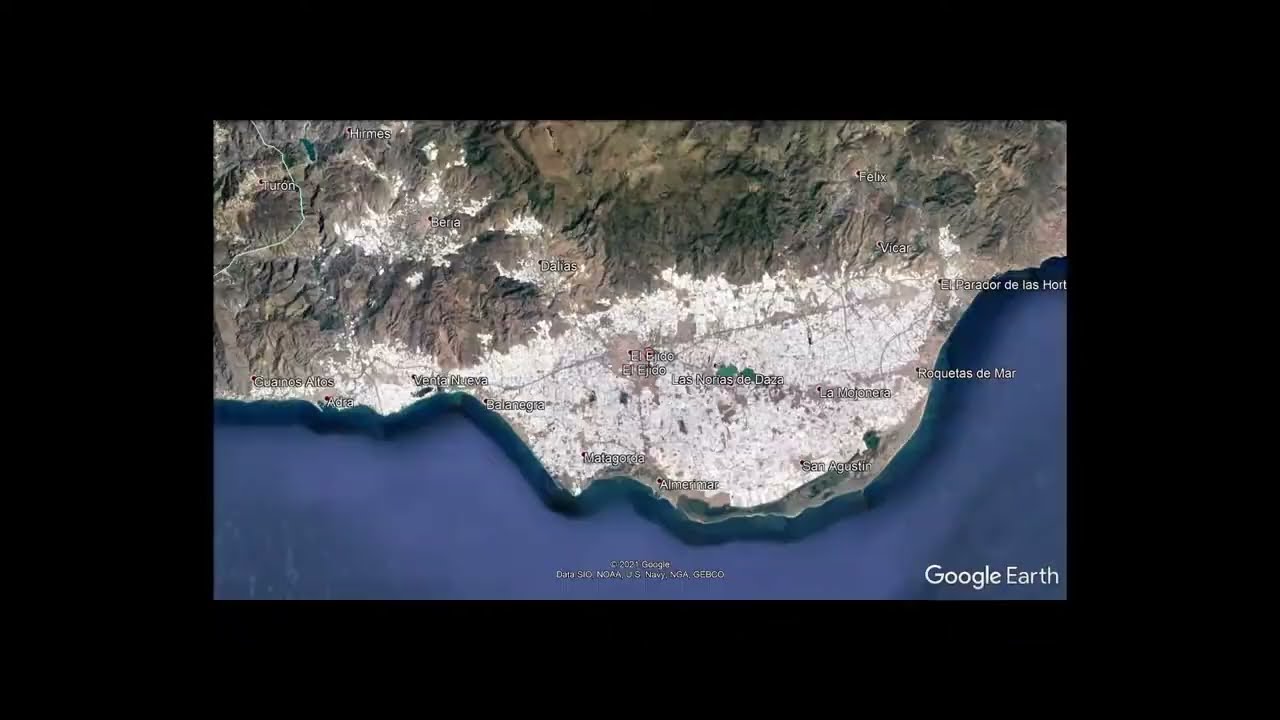 Timelapse Mar de PLÁSTICO 📍(El Ejido, Almería) | Google Earth Pro🌎 ...