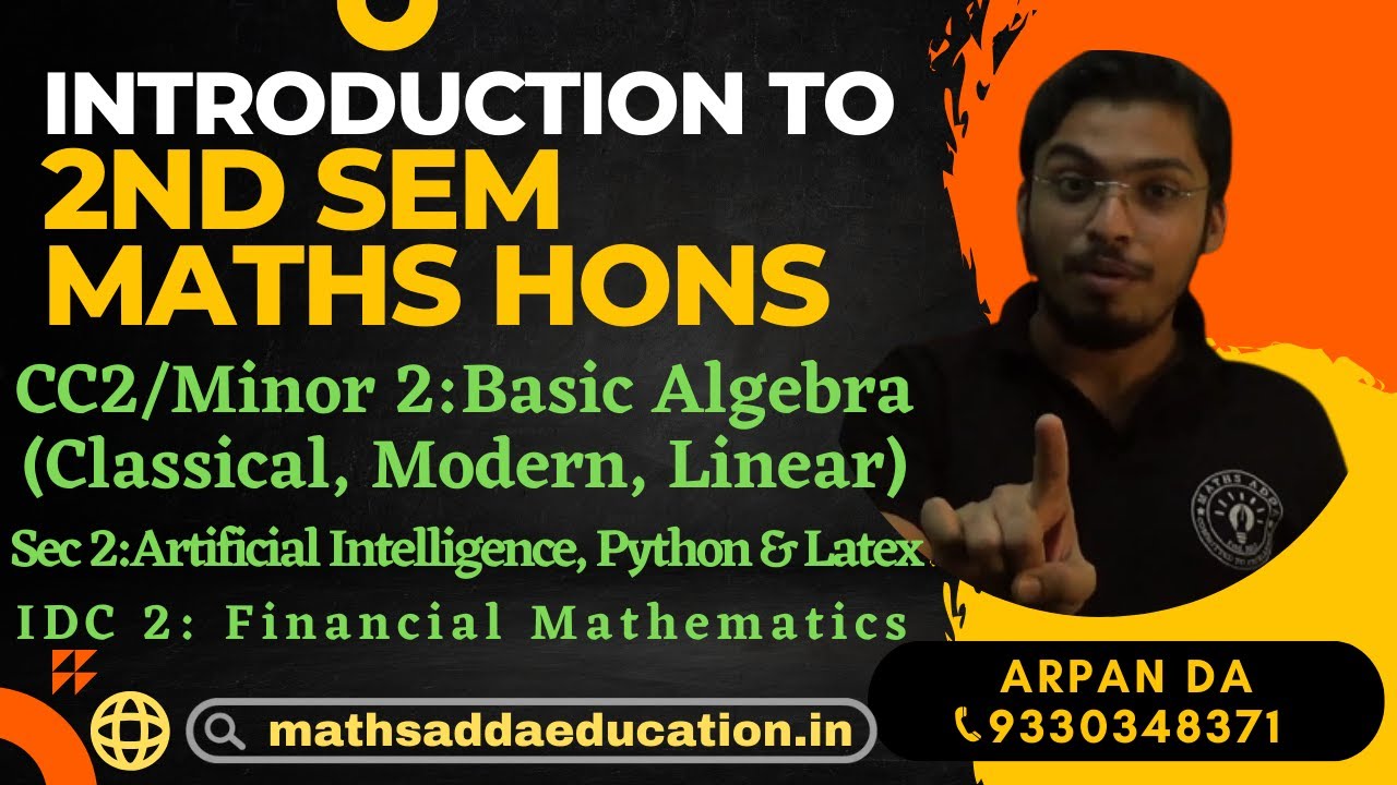 Overcoming Challenges in Maths: 2nd Semester with Arpan Da & Mohit Da ...