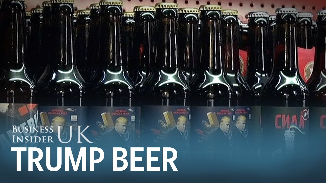 A craft brewery in Ukraine just launched a Trump-themed beer - YouTube
