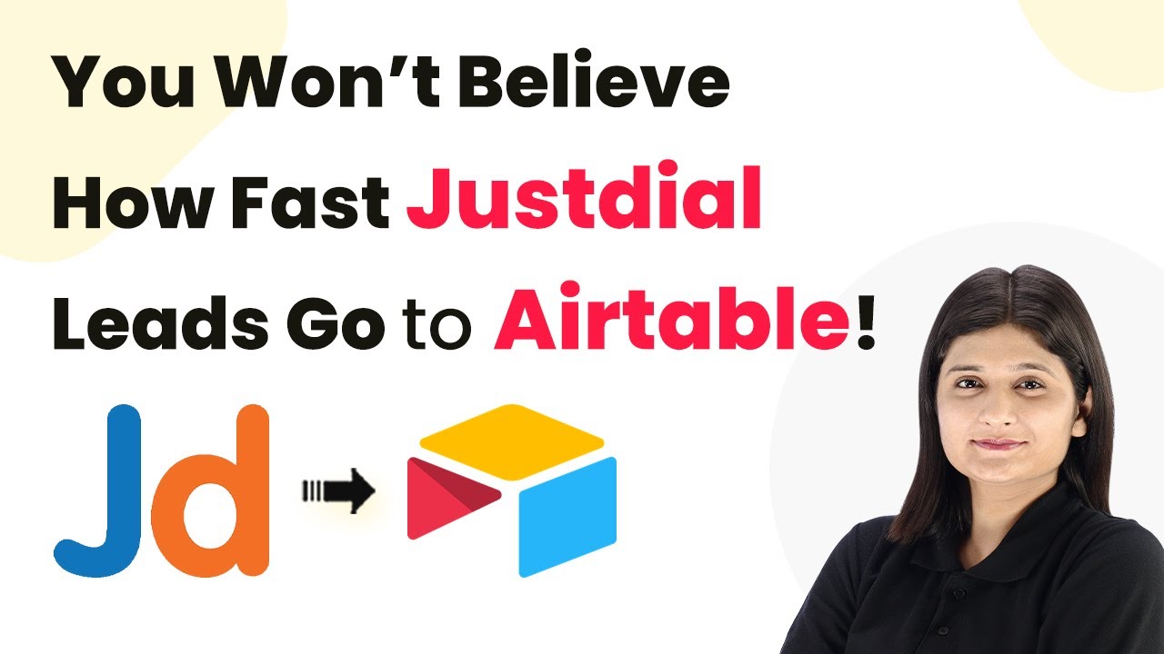You Won’t Believe How Fast Justdial Leads Go to Airtable! - YouTube
