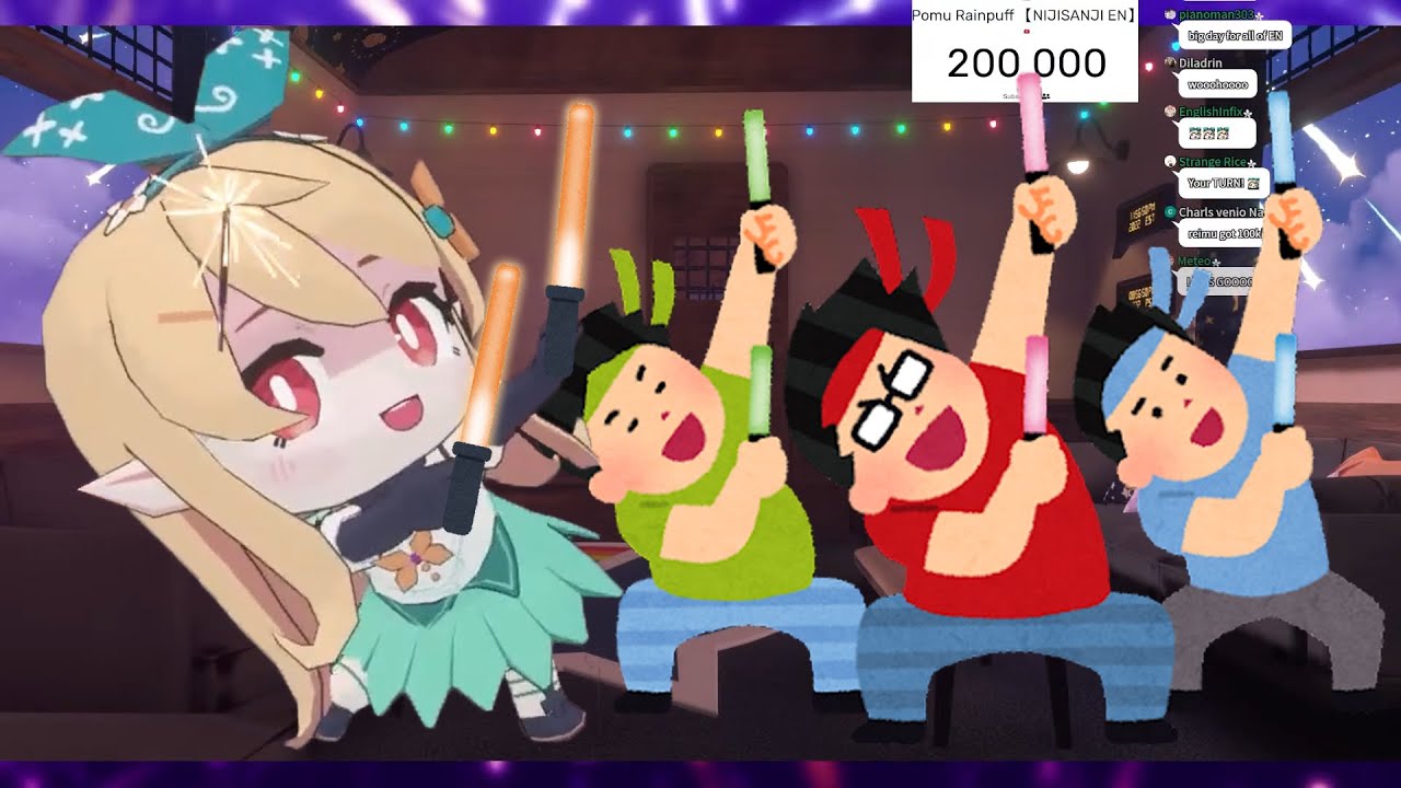 Pomu does Wotagei in VRChat - YouTube