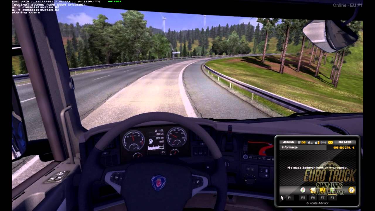 ETS2 - Opening window in a truck. - YouTube