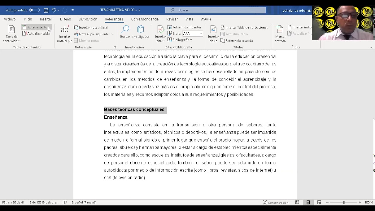 Cómo hacer rápidamente el índice de una tesis - YouTube